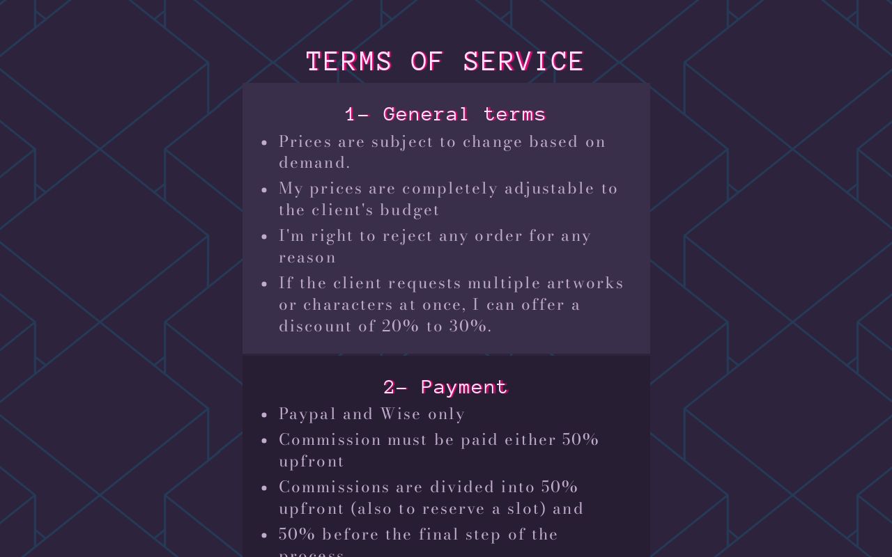 TERMS OF SERVICE